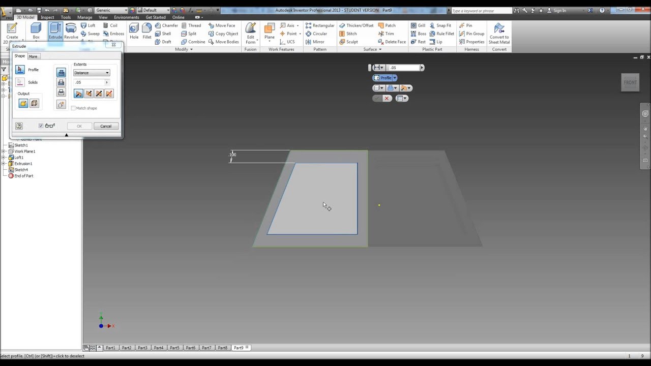 Creating the Cow Catcher in Autodesk Inventor - YouTube
