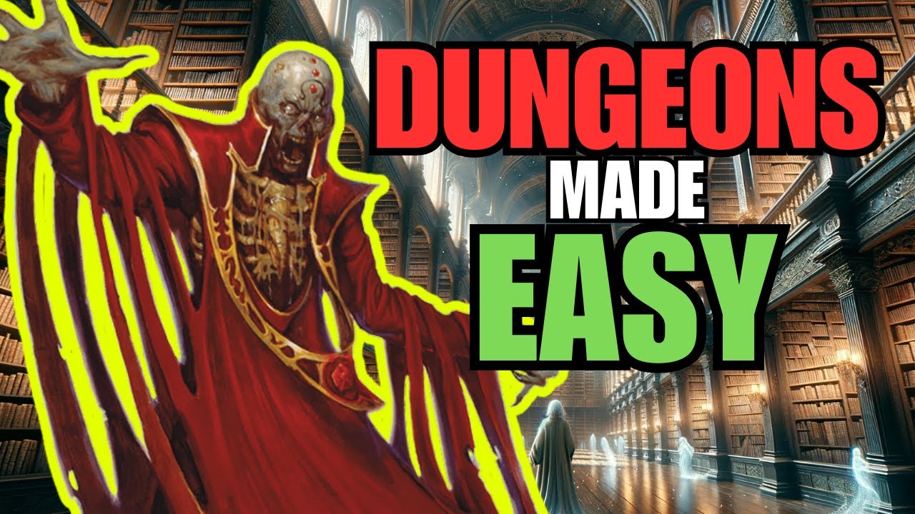 How to make AMAZING D&D Dungeons the EASY way #dnd - YouTube