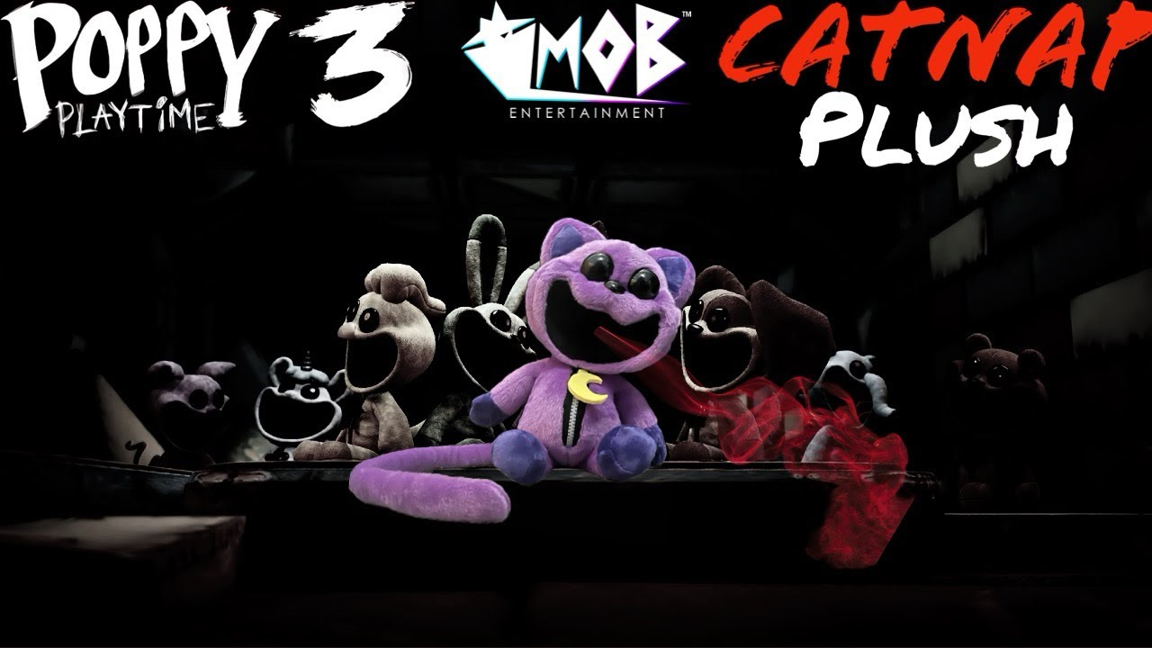 NEW OFFICIAL POPPY PLAYTIME CATNAP PLUSH - YouTube