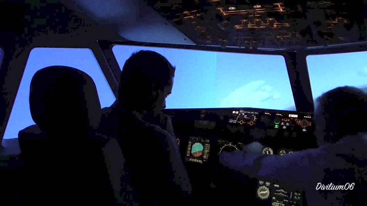 A320 AviaSim - Montreal Take off and CAT I Landing - YouTube