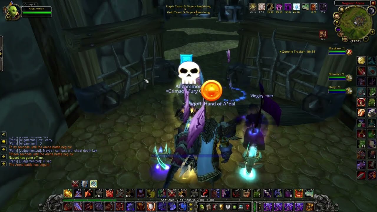 Arms war sword spec + windfury totem = happines - YouTube