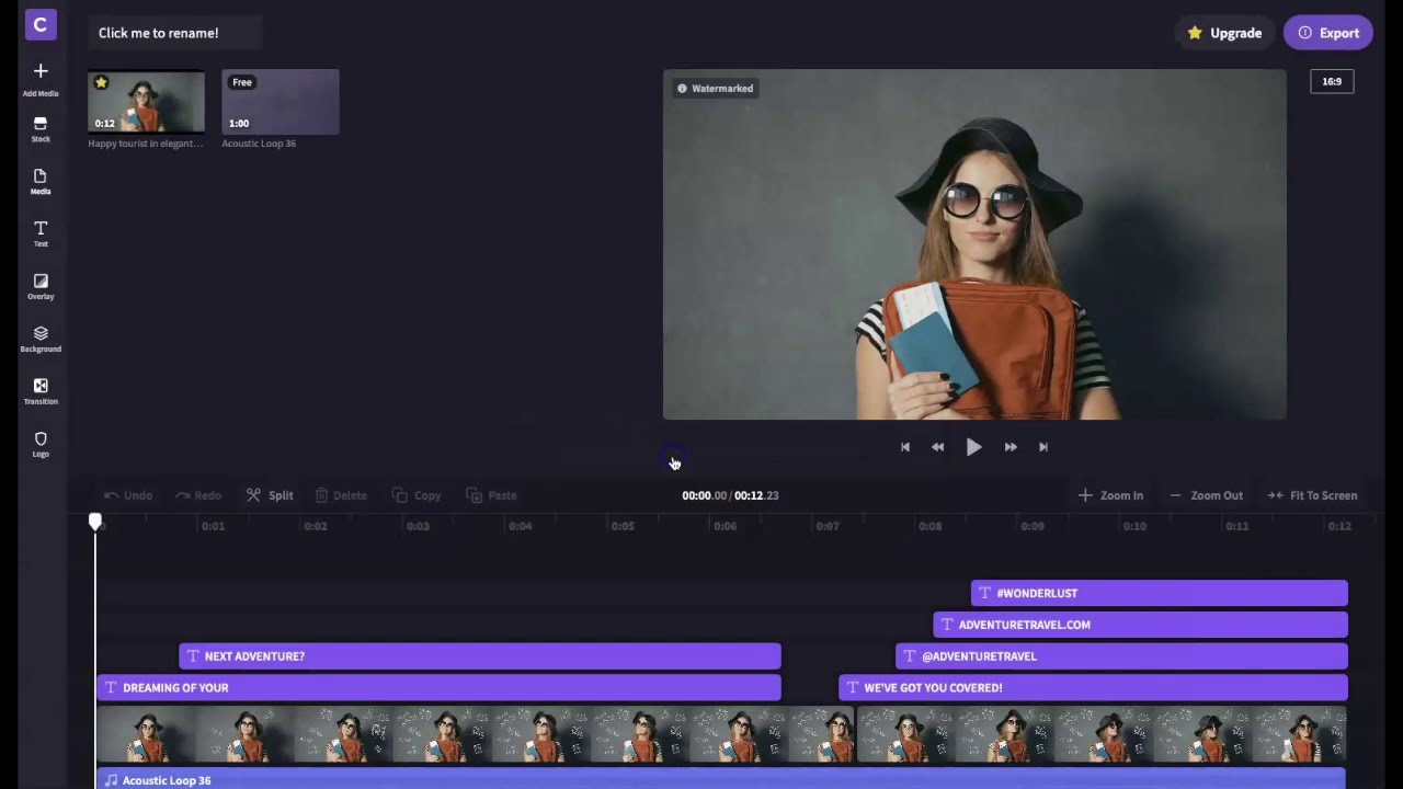 ClipChamp: Creating a Video Project using Free, Web-Based software ...