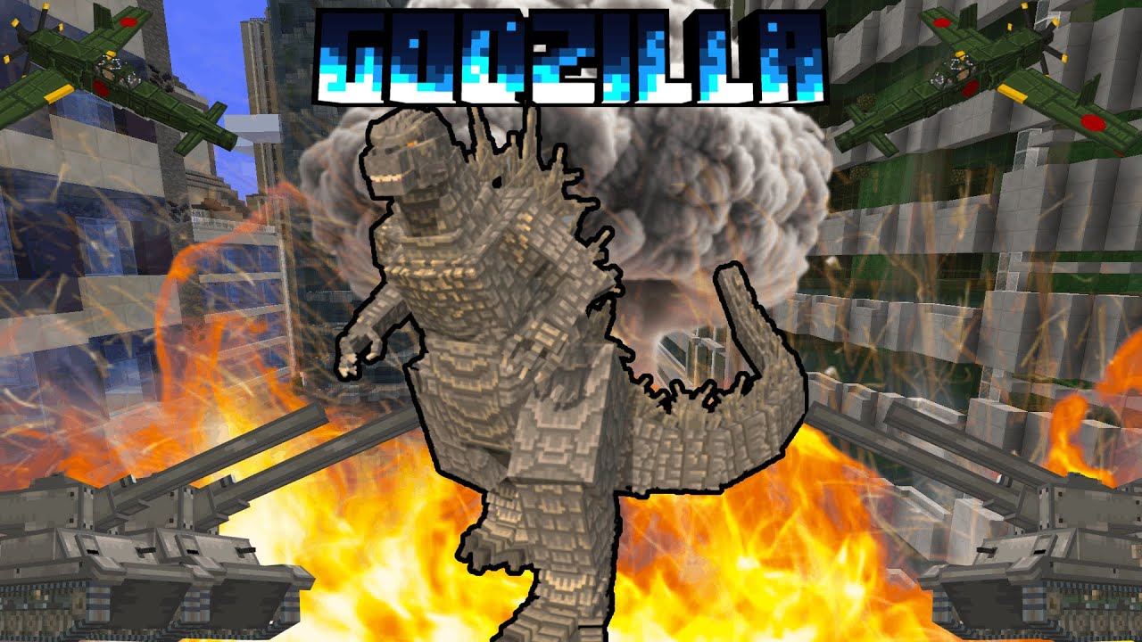 THIS GODZILLA MINUS ONE MINECRAFT ADDON IS EPIC! (Monster122's Godzilla ...