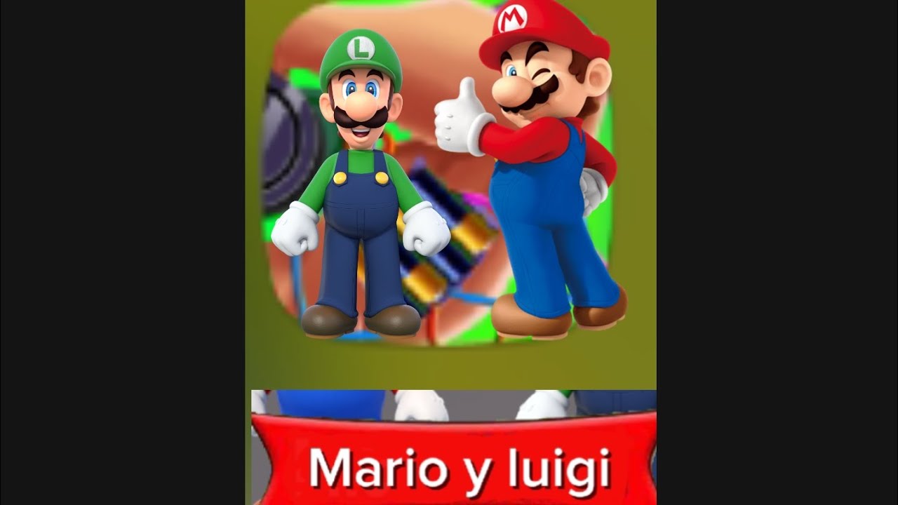 Mario y luigi jugando lifting hero y sus amigo - YouTube