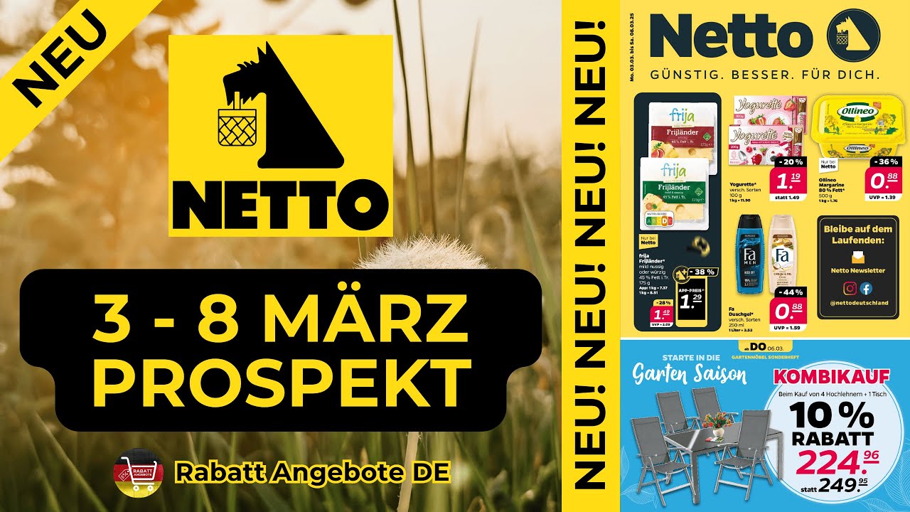 NETTO Werbung Prospekt - Rabatt Angebote DE | Angebote ab 03.03.2025 ...