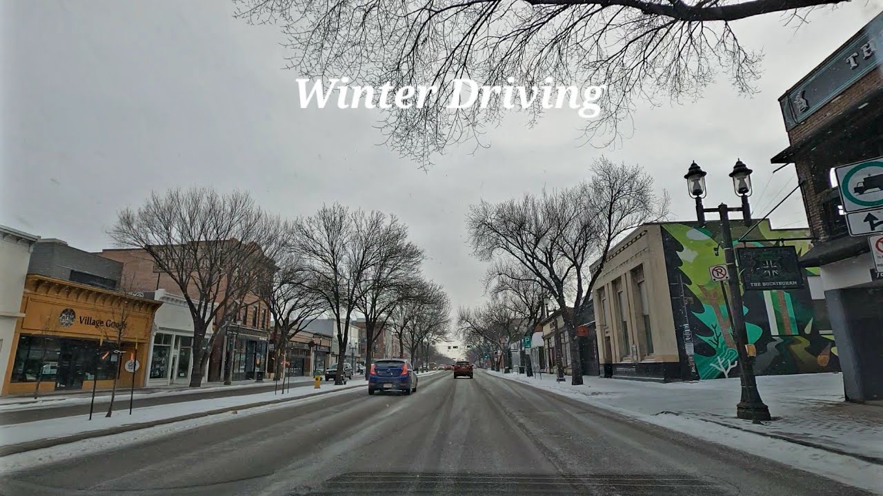 Winter Driving - Snow Fall in Edmonton, AB, 🇨🇦 - March 2023 - YouTube