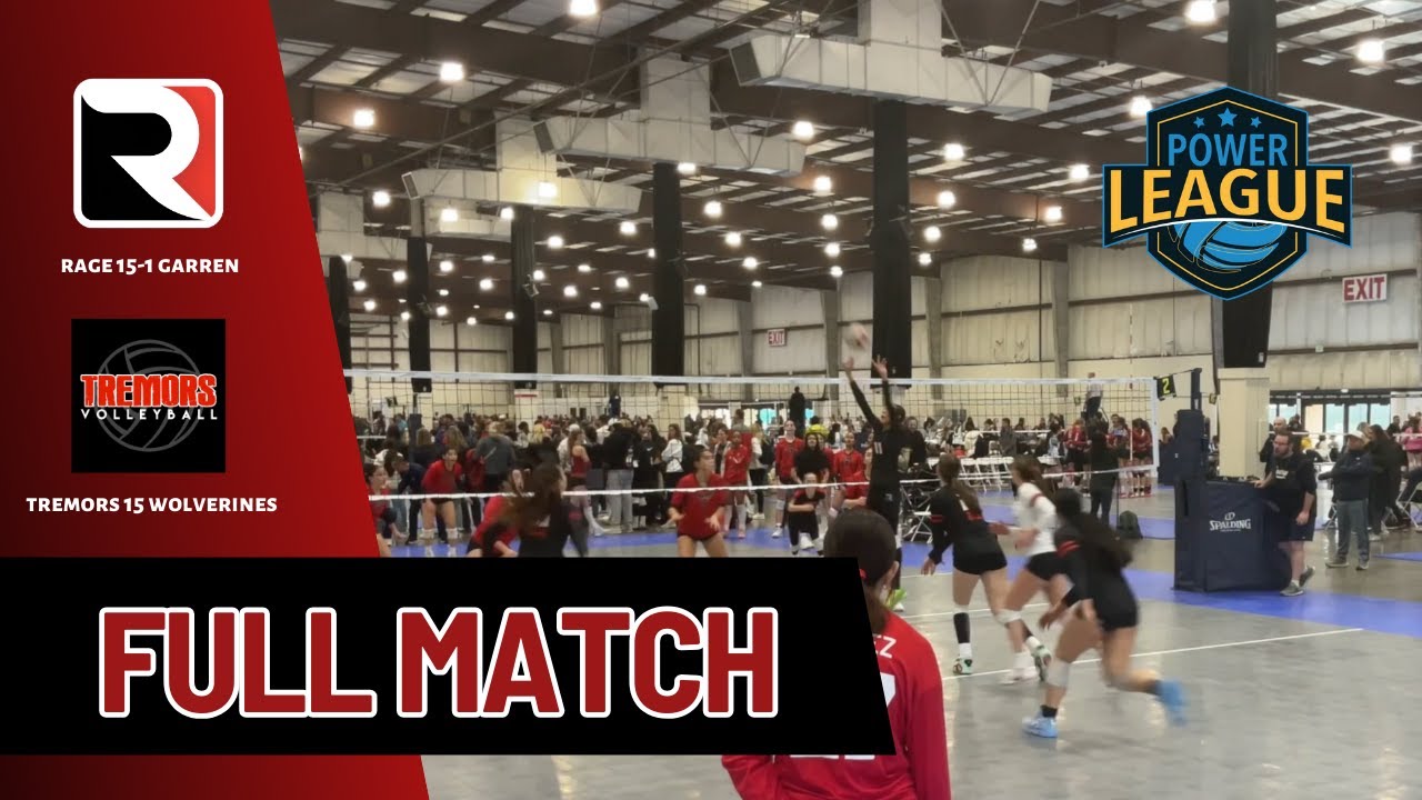 Rage 15 Garren vs Tremors 15 Wolverines 1/25/25 San Mateo Power League ...
