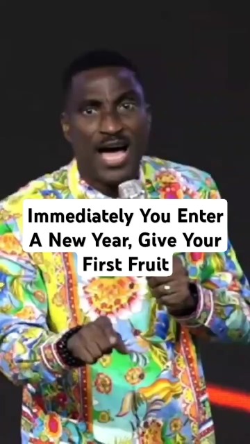 Immediately You Enter A New Year, Give Your First Fruit - Pastor Korede ...