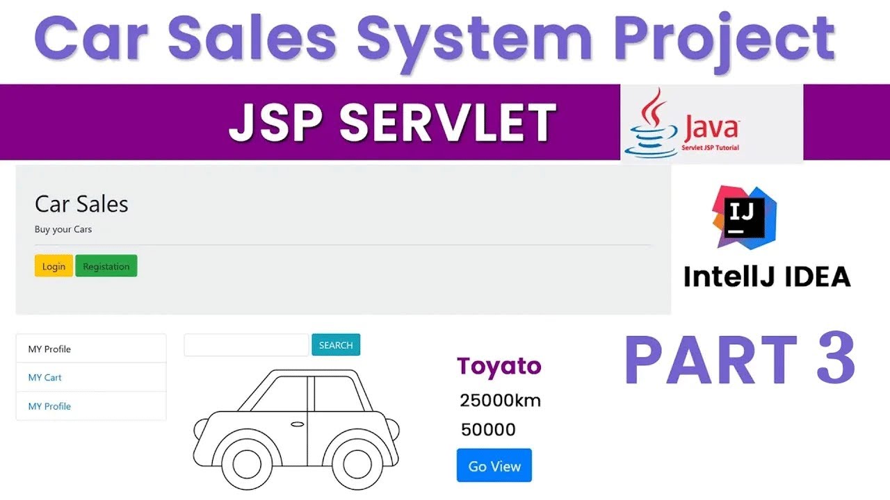 Car Sales System Project using Jsp Servlet | Part 3 - YouTube