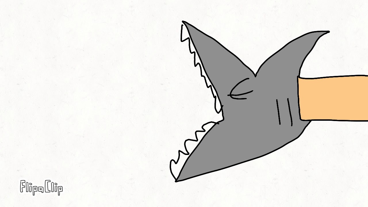 Shark puppet screaming - YouTube