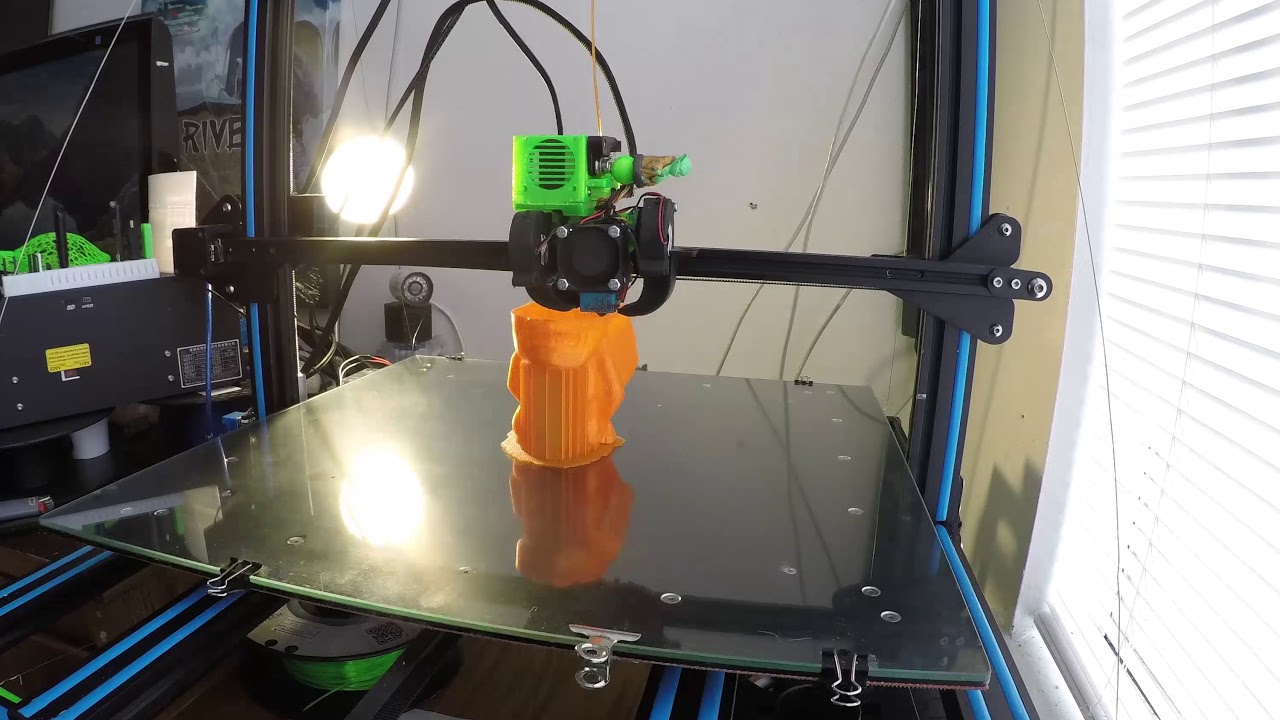 Filling 3D print with sand while printing! - YouTube