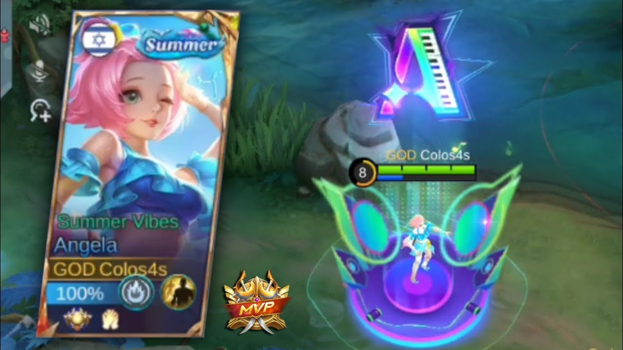 ANGELA SUMMER VIBES GAMEPLAY MLBB 2024 - YouTube