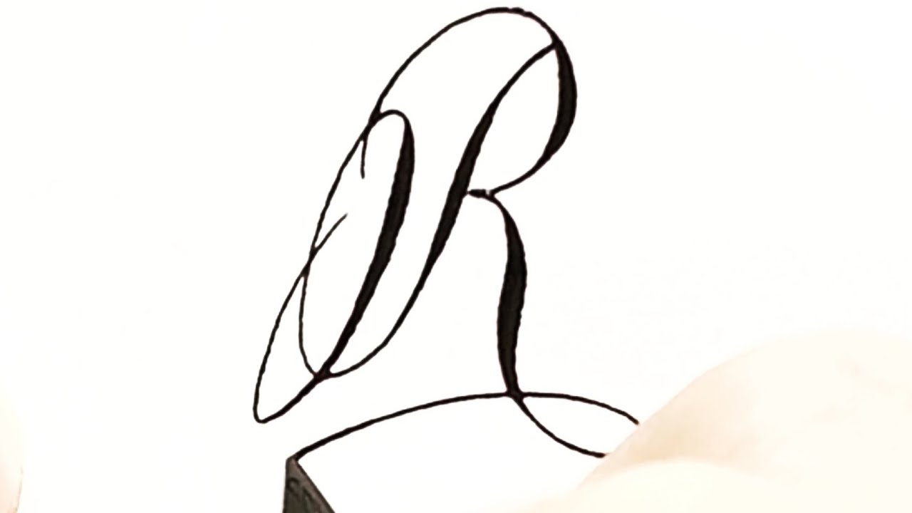 영어 알파벳 쓰는 방법 R r / How to Write R r in capital and small letter - YouTube