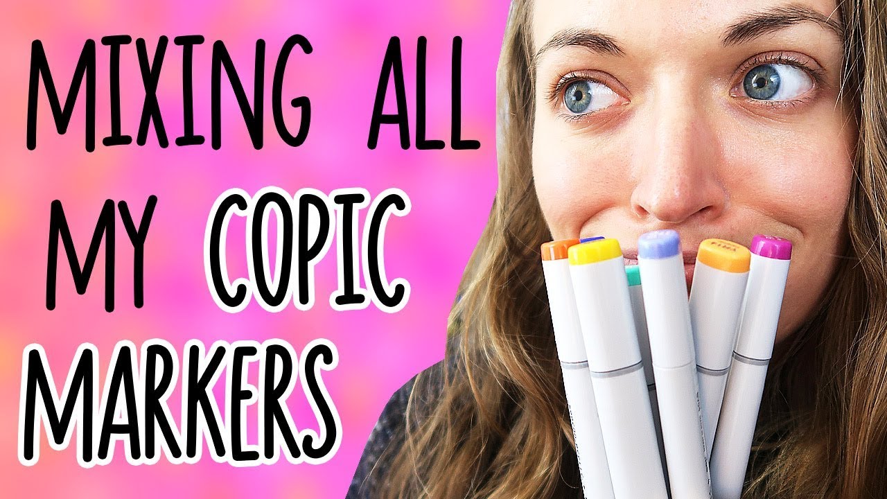 What Happens when You Mix ALL YOUR MARKERS TOGETHER?! // Weird Art ...