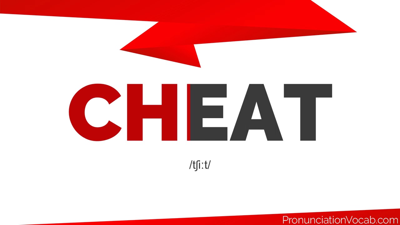 How To Pronounce Cheat - YouTube