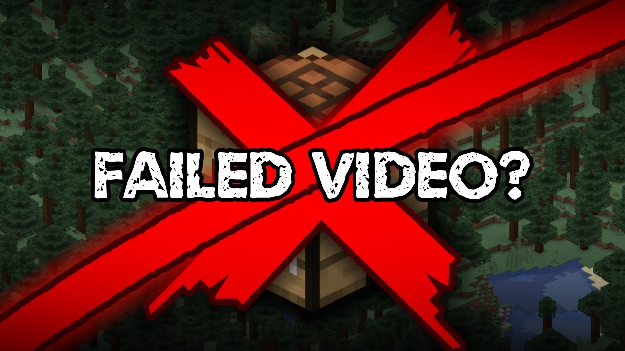 My Failed Video.. (No Crafting Challenge) - YouTube