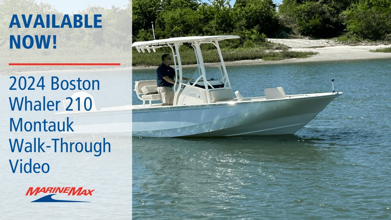 Available Now! 2024 Boston Whaler 210 Montauk Boat For Sale at ...