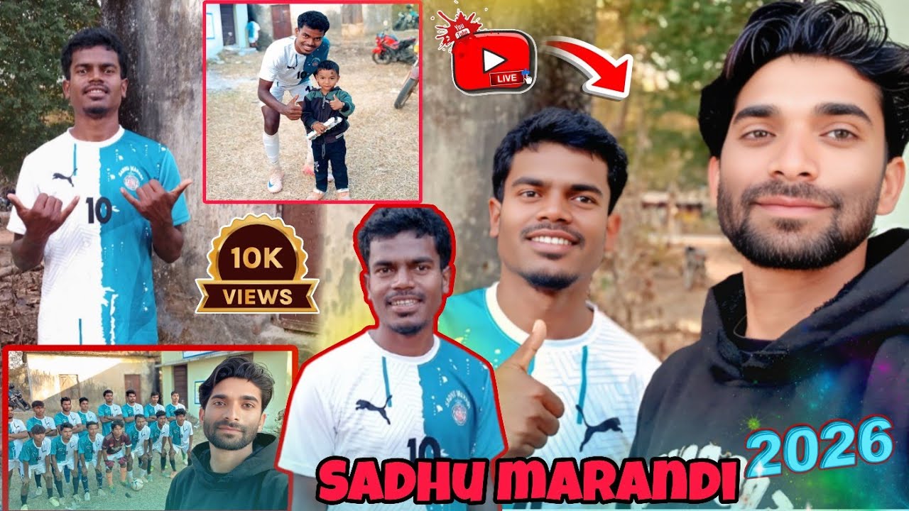 Sarjamdi football tournament Sadhu marandi ka ground 2026⚽🏟️ - YouTube