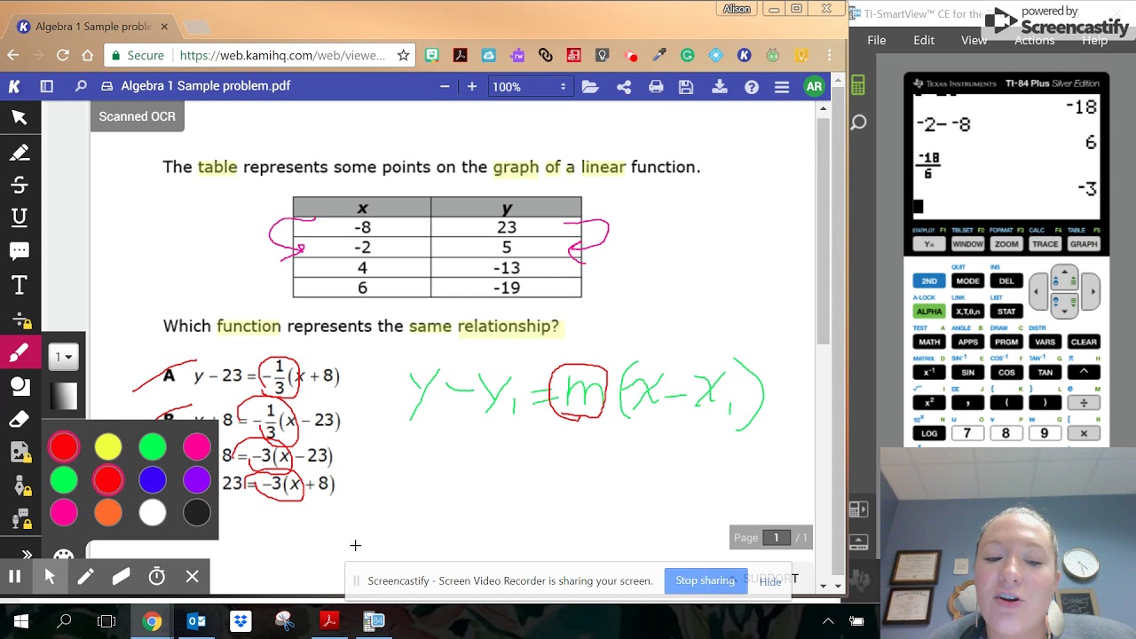 Equations of Linear Relationships - Test Taking Strategy - YouTube