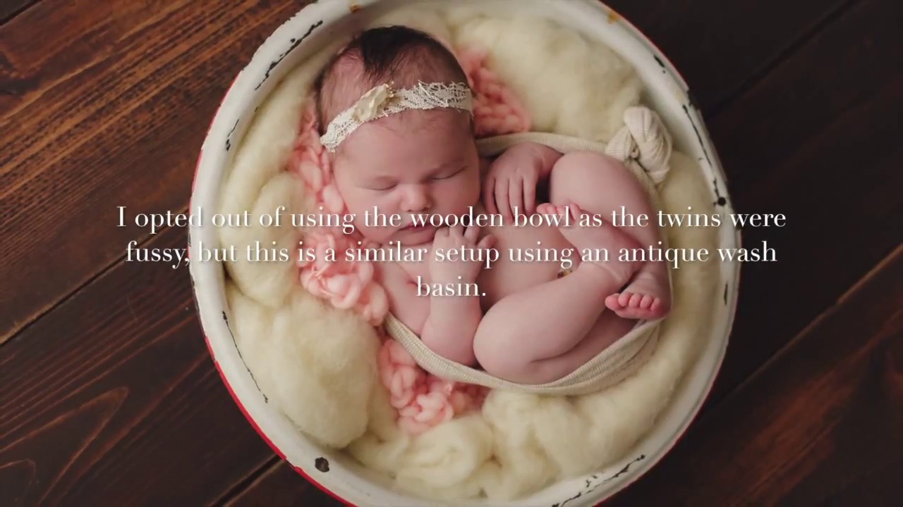 How to set up for a newborn session - YouTube