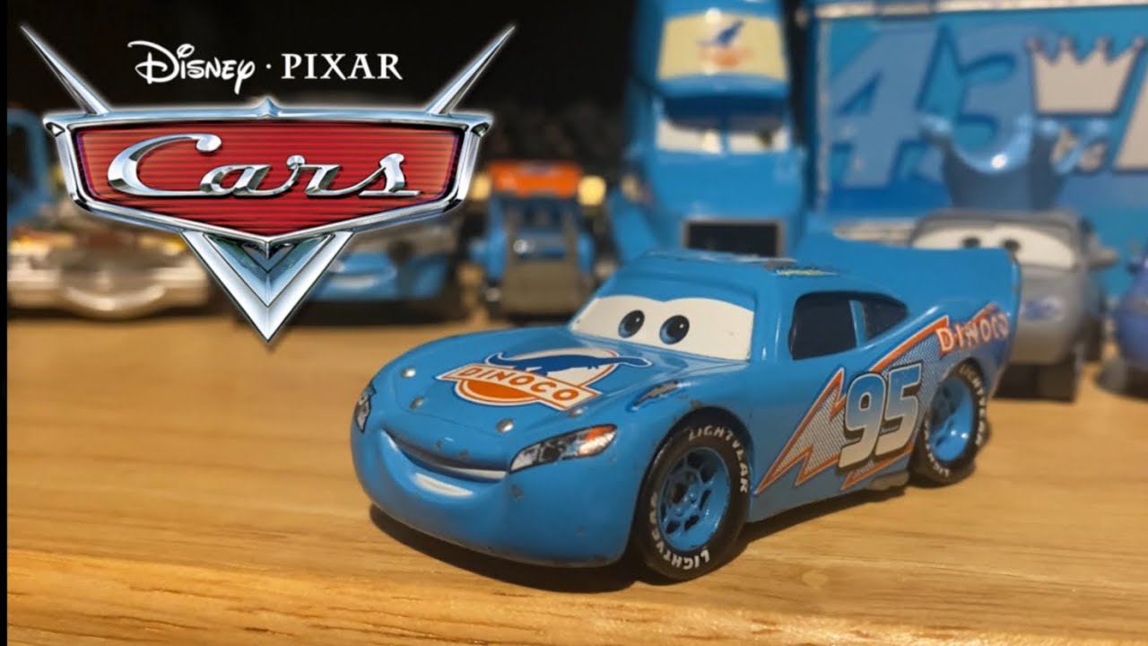 Disney Cars Dinoco Lightning McQueen Diecast Review - YouTube