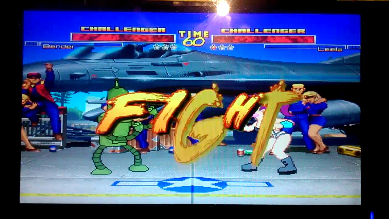 KAT VIDEOGAMES- BENDER VS LEELA MUGEN - YouTube