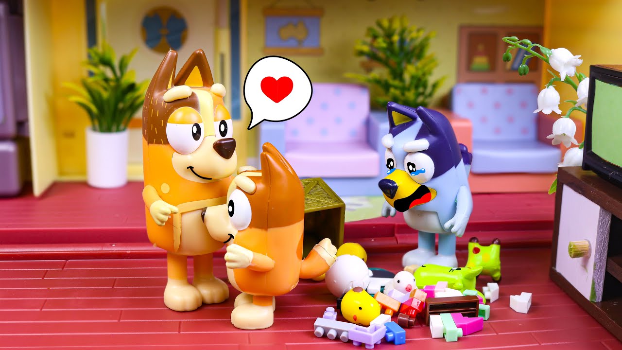 Don’t be jealous, Bluey! - Best Toy Learning Videos for Kids | Pretend ...