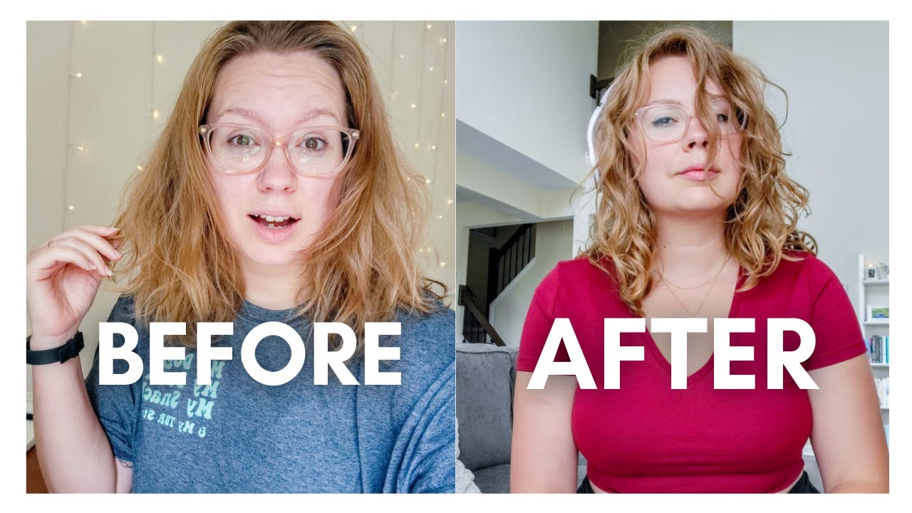 *updated For My Short Hair* Wavy Curly Hair Routine (2a-2c Curls) - Youtube