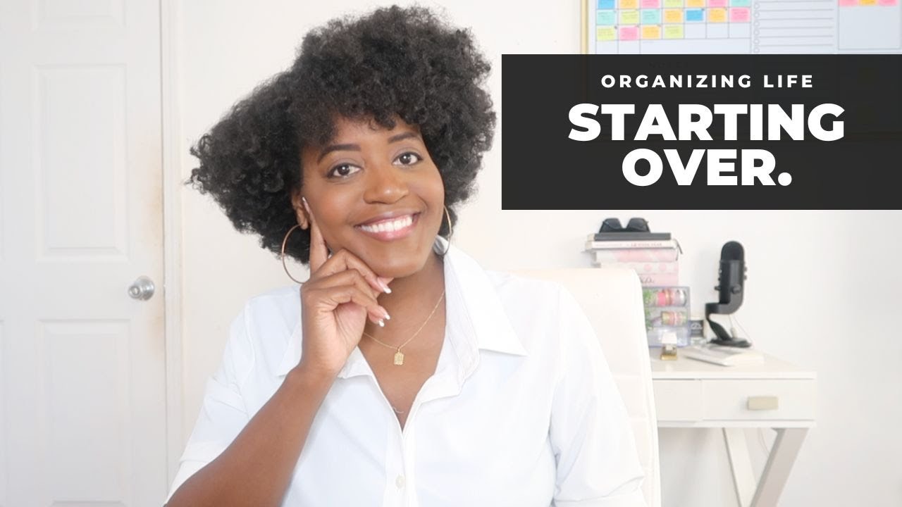 Starting Over: Organizing Your Life in One Planner #organizedlife # ...