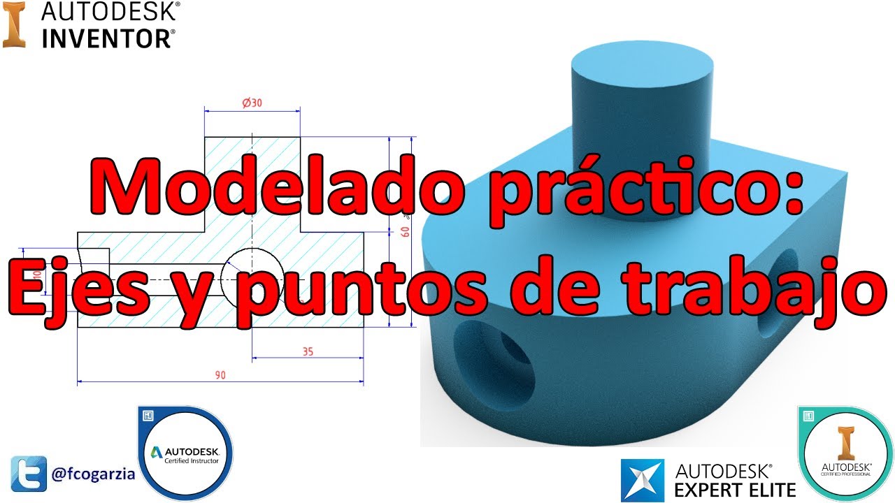 Autodesk Inventor | Modelado práctico 3 - YouTube