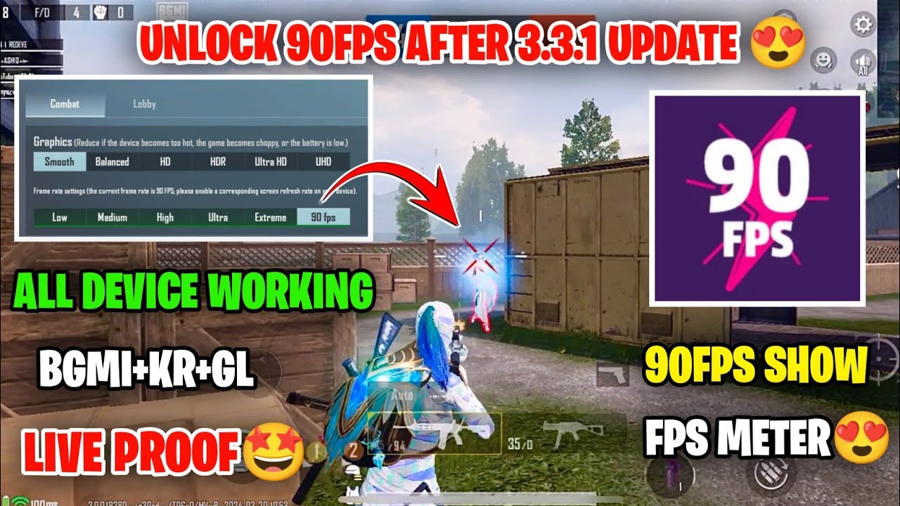 HOW TO UNLOCK 90FPS ANY ANDROID DEVICE | UNLOCK 90FPS IN BGMI | HOW TO UNLOCK 90FPS IN BGMI ...