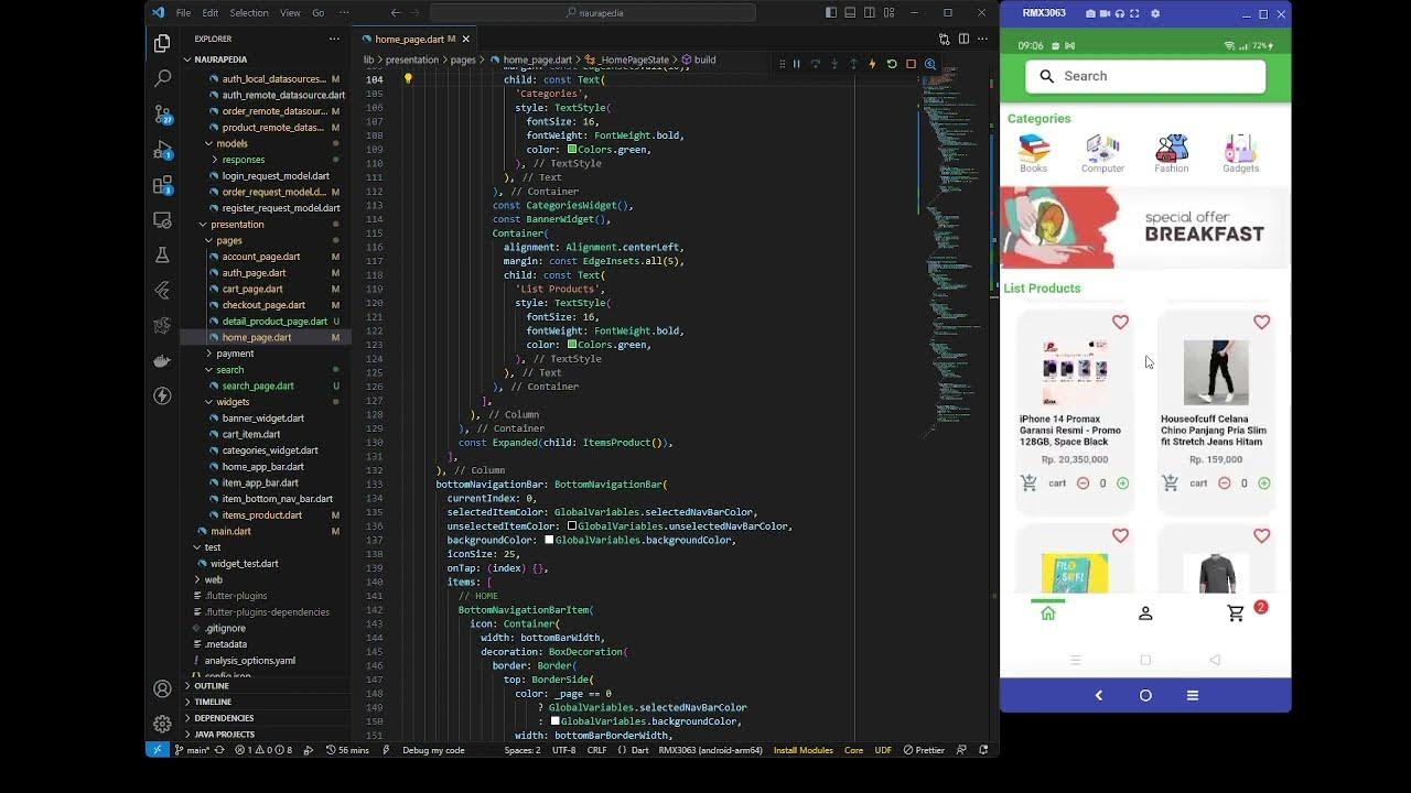 Demo Final Project Flutter Intensive Club Fic Batch 6 Jagoflutter Youtube