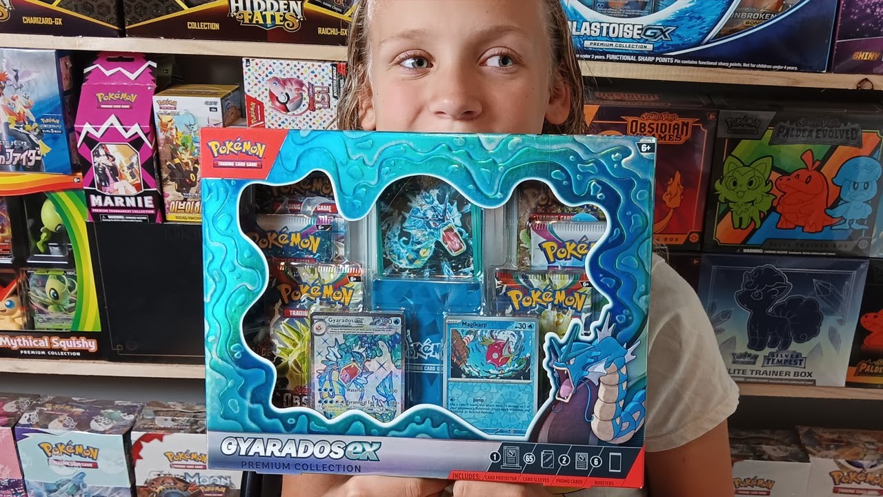 Gyarados ex Premium Collection GameStop Exclusive! - YouTube