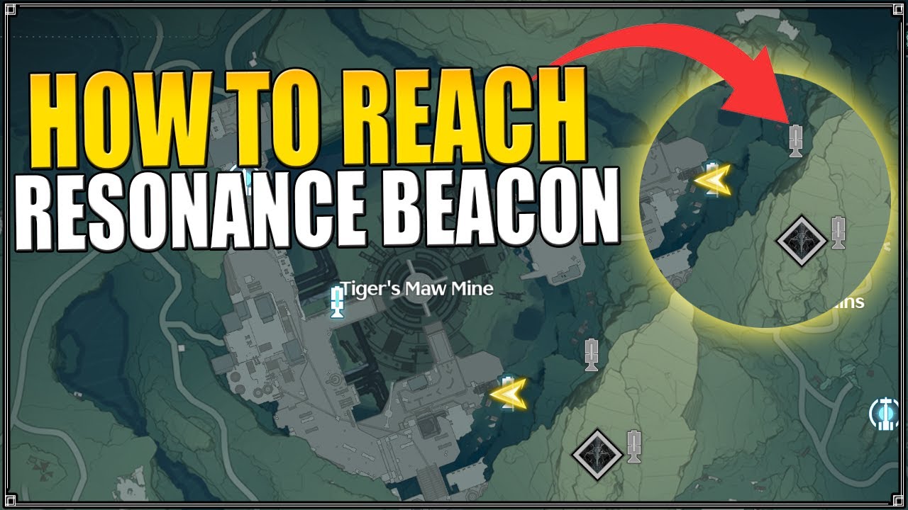 HOW TO REACH AT UNDERGROUND RESONANCE BEACON IN TIGRE'S MAW MINE ...