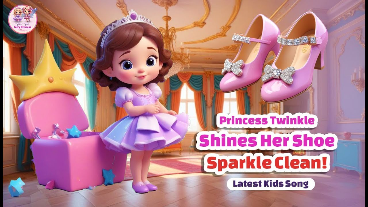 Princess Twinkle Cleaned her Shoes Kids Song | Nursery Rhyme | Fairy ...