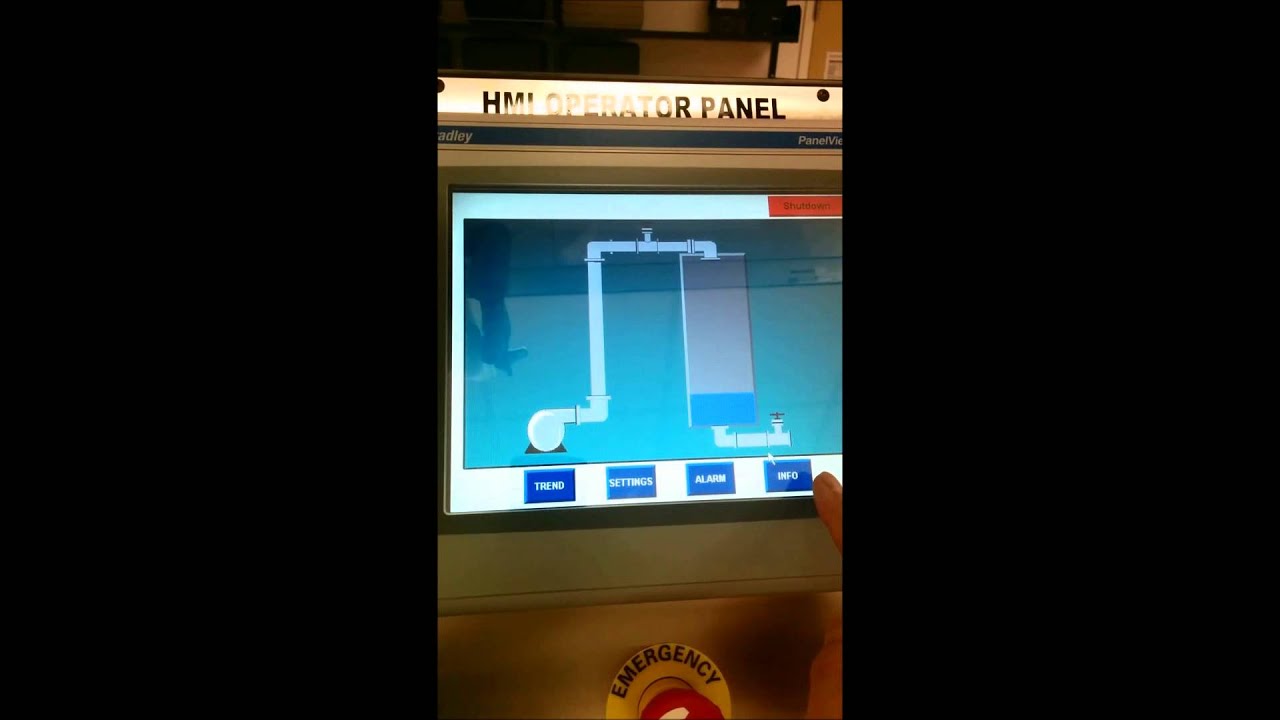 Tank Level Control System with HMI and Ehanced PID - YouTube