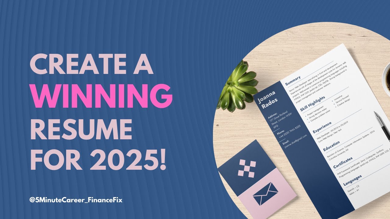 Create a Winning Resume for 2025! - YouTube