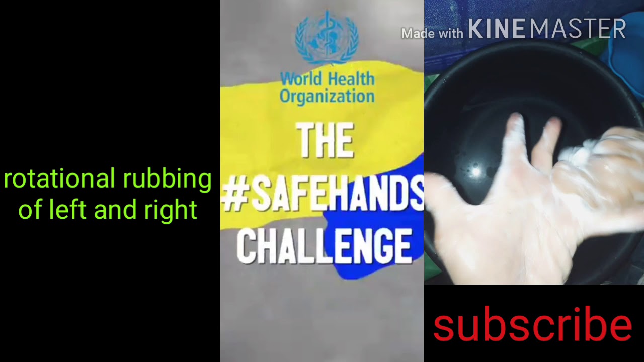 The Safe Hand Challege Accepted | The Safe Hand Challenge. WHO# covid ...