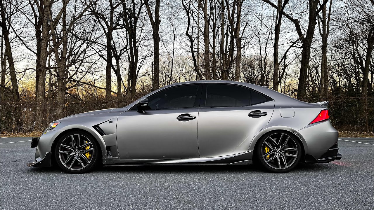 RCF/GSF Side Molding Install To The Lexus IS - YouTube