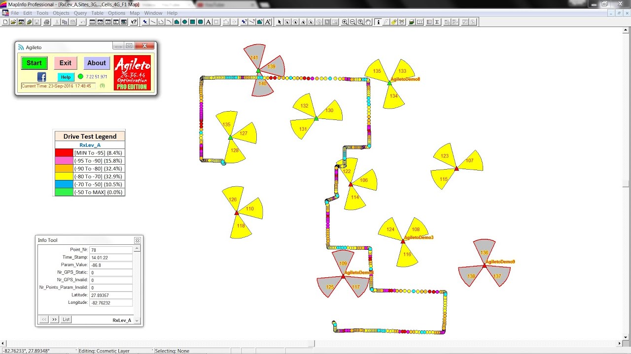 Drive Test Analysis performed by Agileto (DEMO) - YouTube