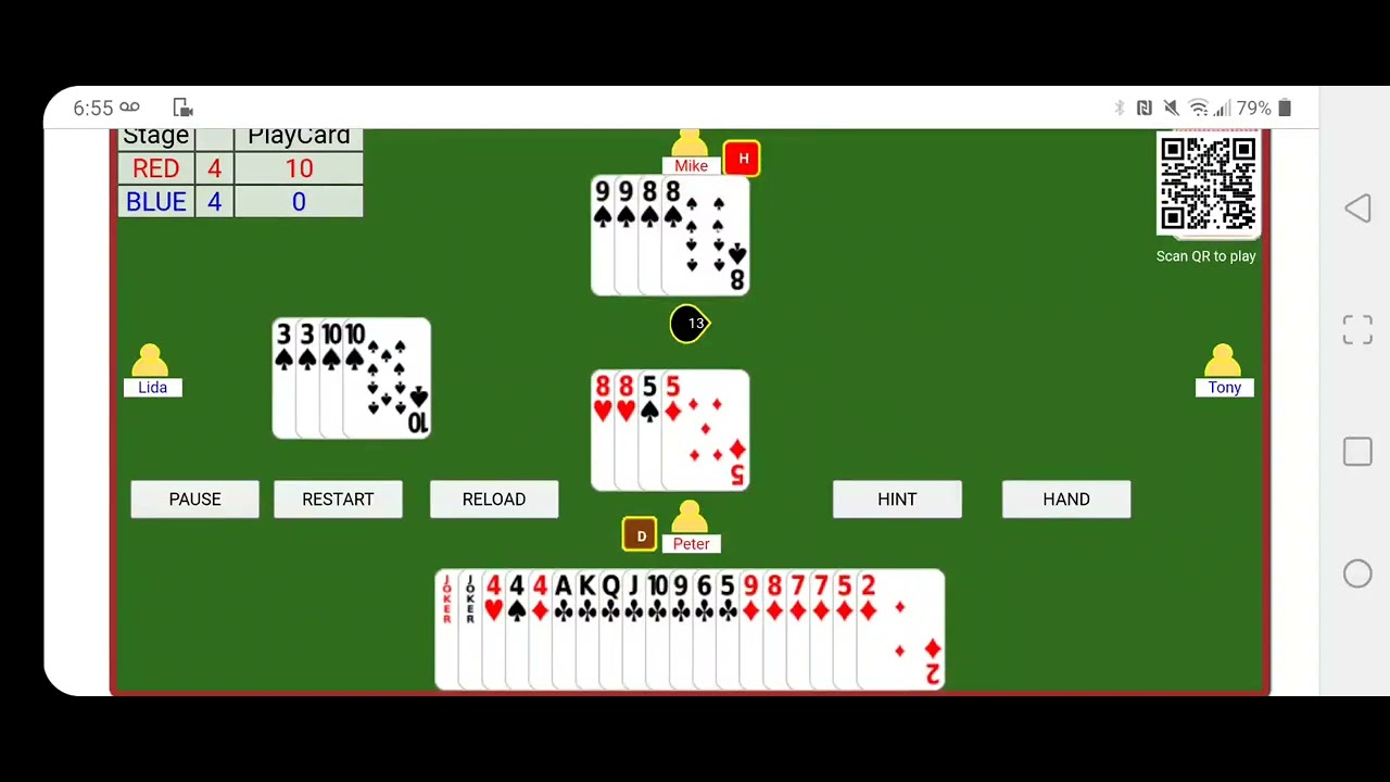 online group card game, online shengji, tractor card game. html5 game ...
