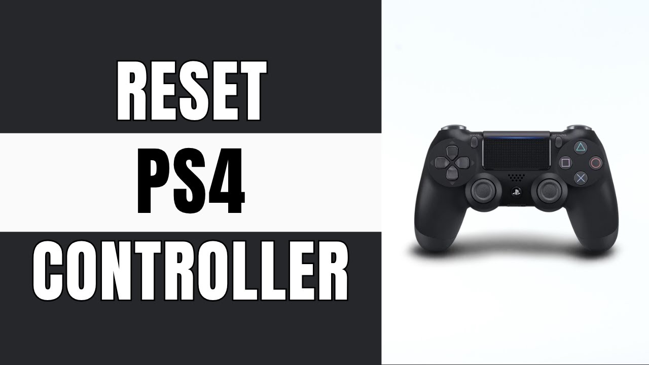Reset PS4 Controller - YouTube