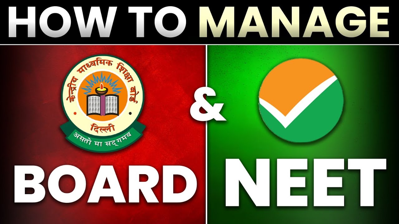 3 STRICT Rules to Manage NEET & Board Exams preparation!!! - YouTube