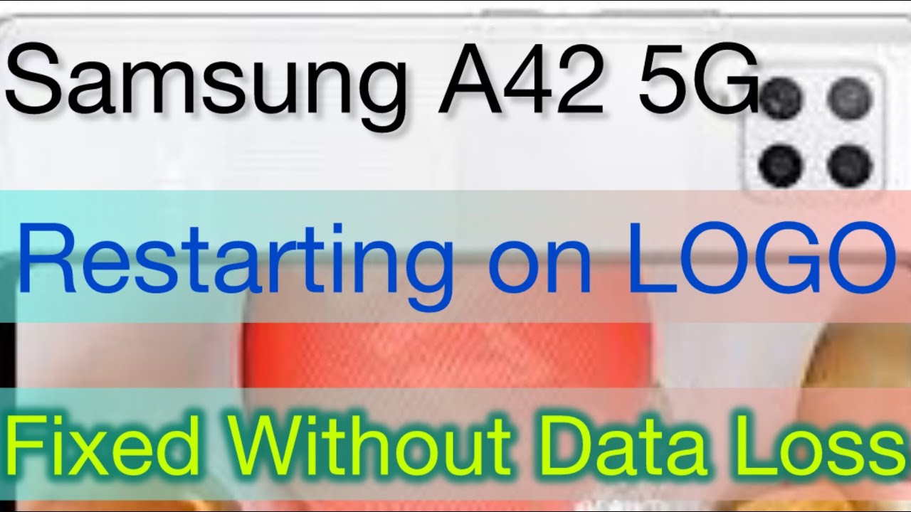 Samsung A42 5G Restarting Problem Solution - YouTube
