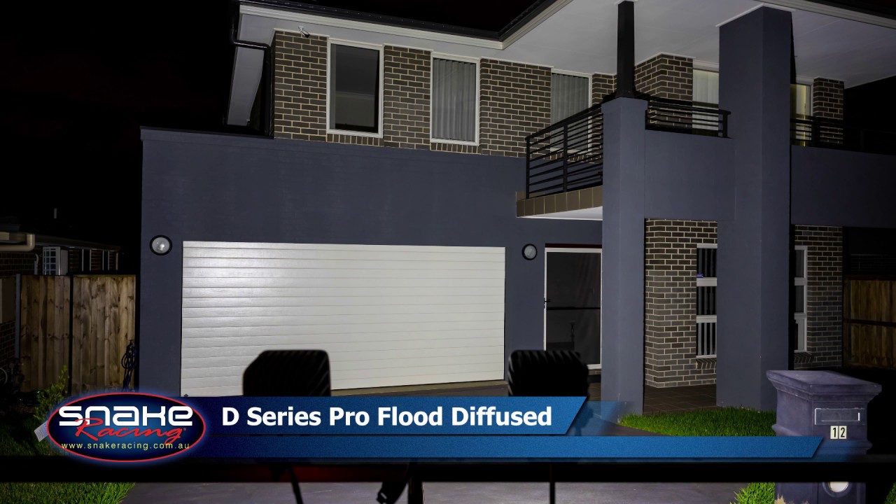 Rigid D Series Pro Flood Diffused LED - YouTube