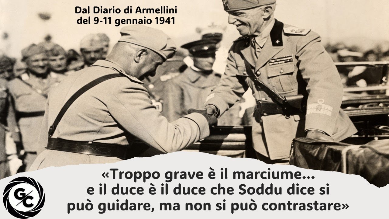 Troppo grave è il marciume e il duce è il duce che Soddu dice si può ...