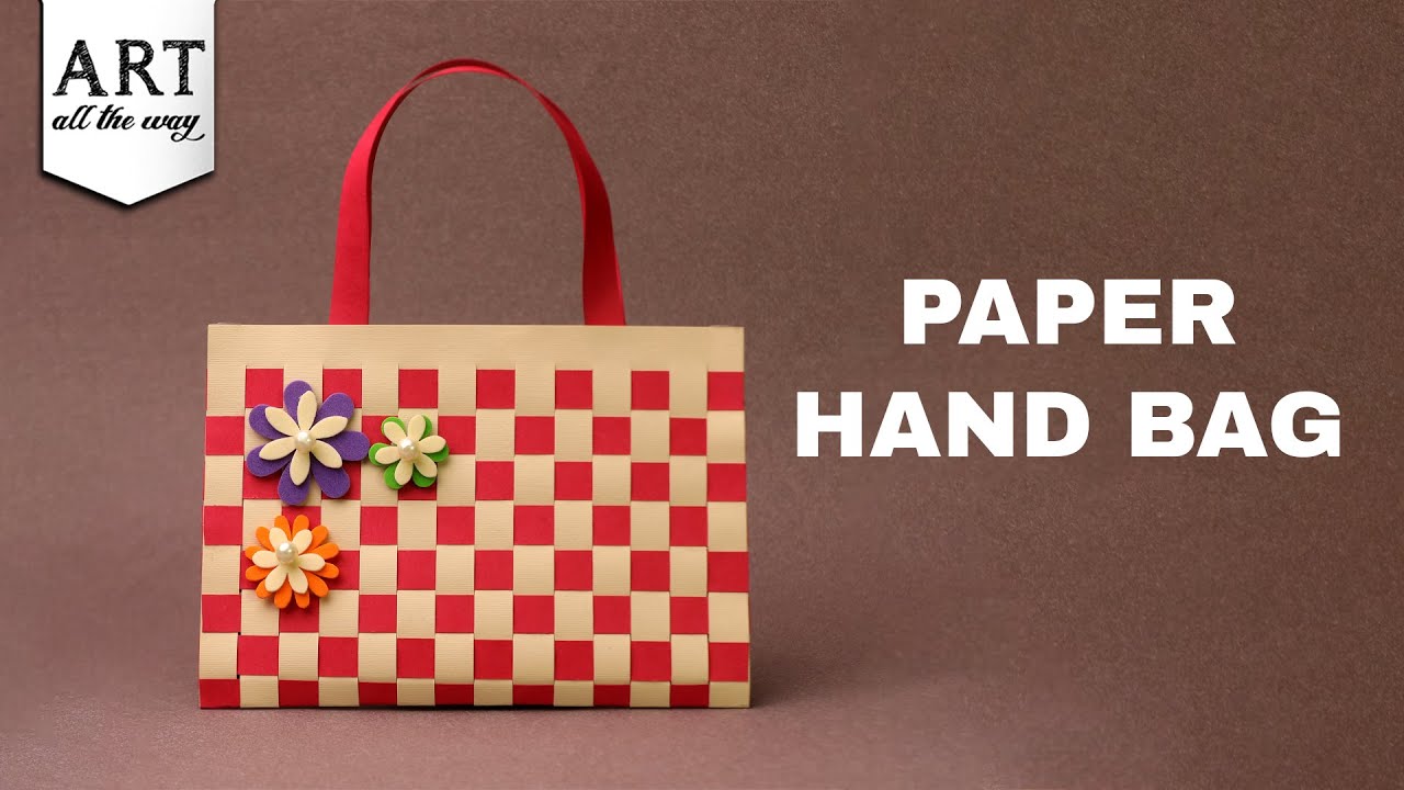 DIY Paper Handbag in 5 Minutes | Easy Paper Gift Bag Tutorial ...