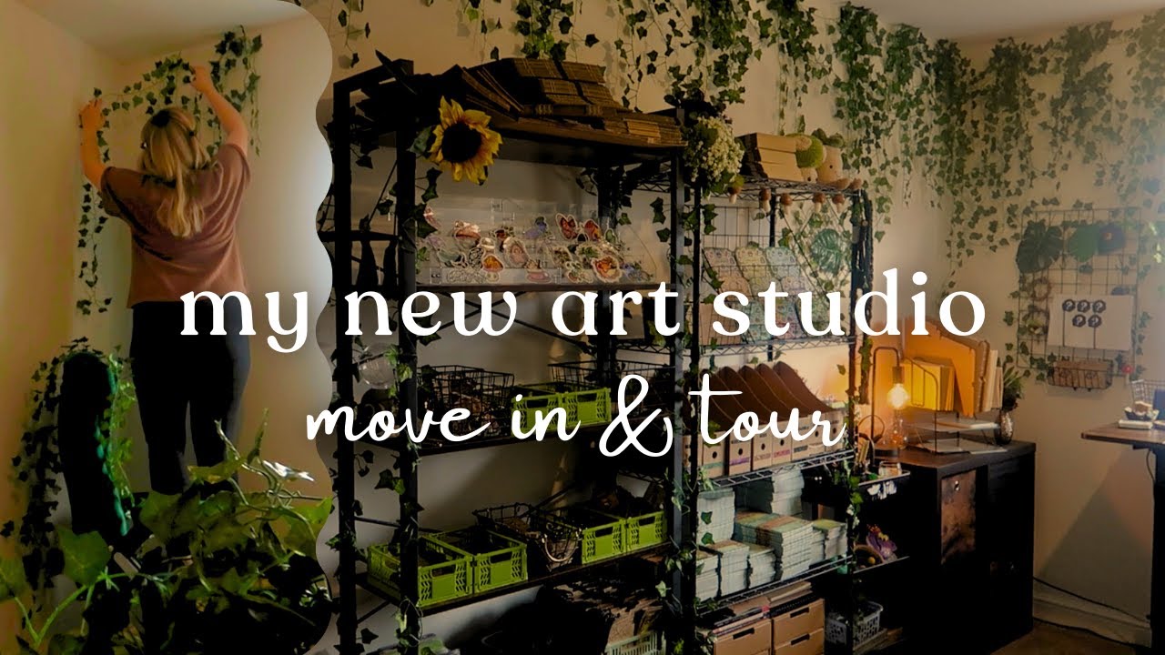 Decorating My Dream Studio Home Studio Tour Unpack with Me Working From ...