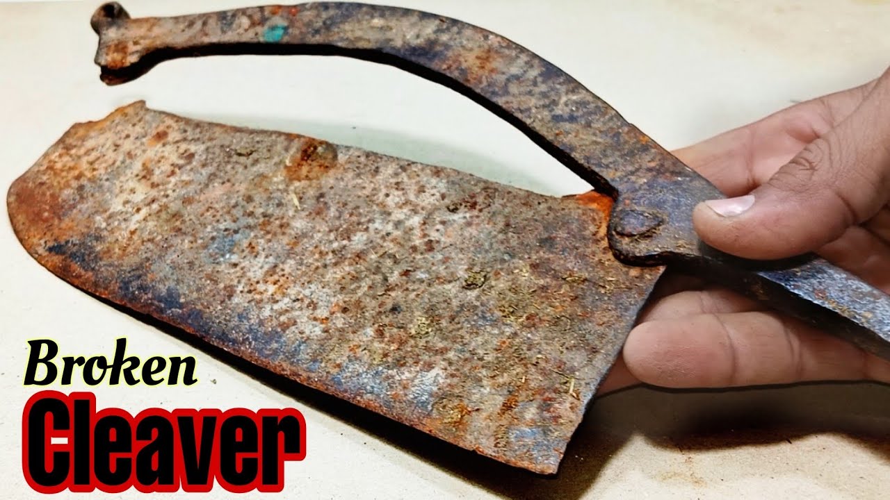 impossible restoration of old broken cleaver hatchet || Antique ...