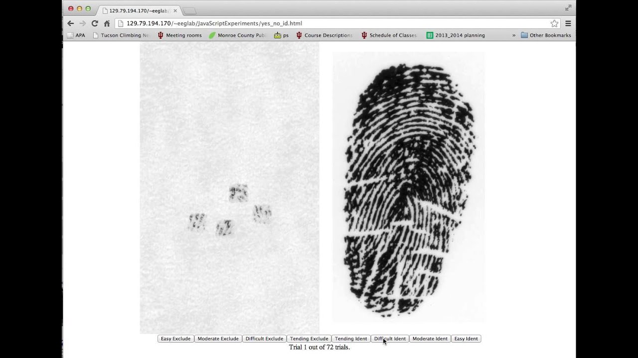 Fingerprint Matching - YouTube